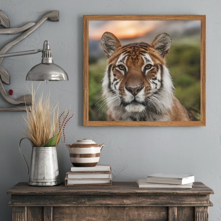 Buy Tiger Photo Frames Online at Frameley | Wildlife Frames